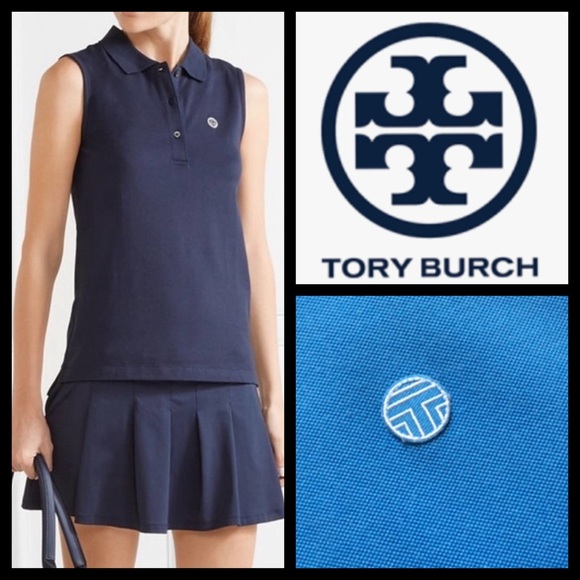 Tory Burch | Tops | Tory Burch Sport Pique Performance Polo | Poshmark